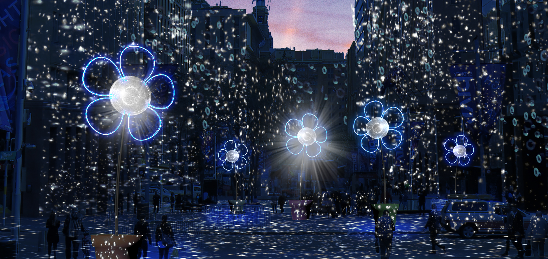 Martin Place & CBD | Vivid Sydney